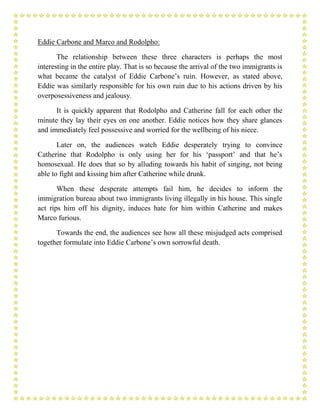 critical analysis of a view from the bridge under the theme of ...