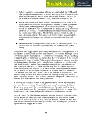 A View Of Cyberterrorism Five Years Later | PDF | Terrorism | Sensitive Topics