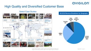 Avigilon Corporate Presentation | PDF