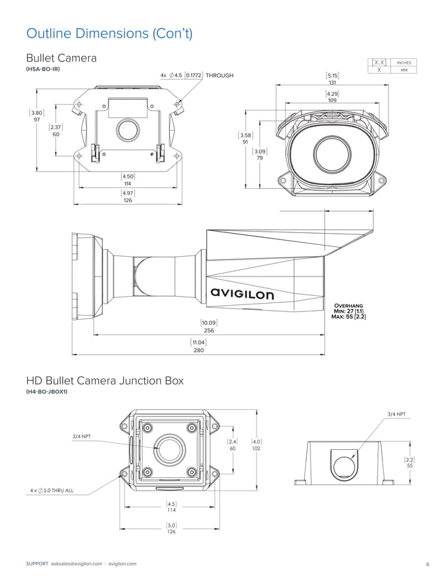 Avigilon h5a-camera-line-datasheet-en-rev7 2 | PDF | Cameras and Camcorders | Consumer Electronics