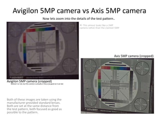 Avigilon camera comparison | PPTX