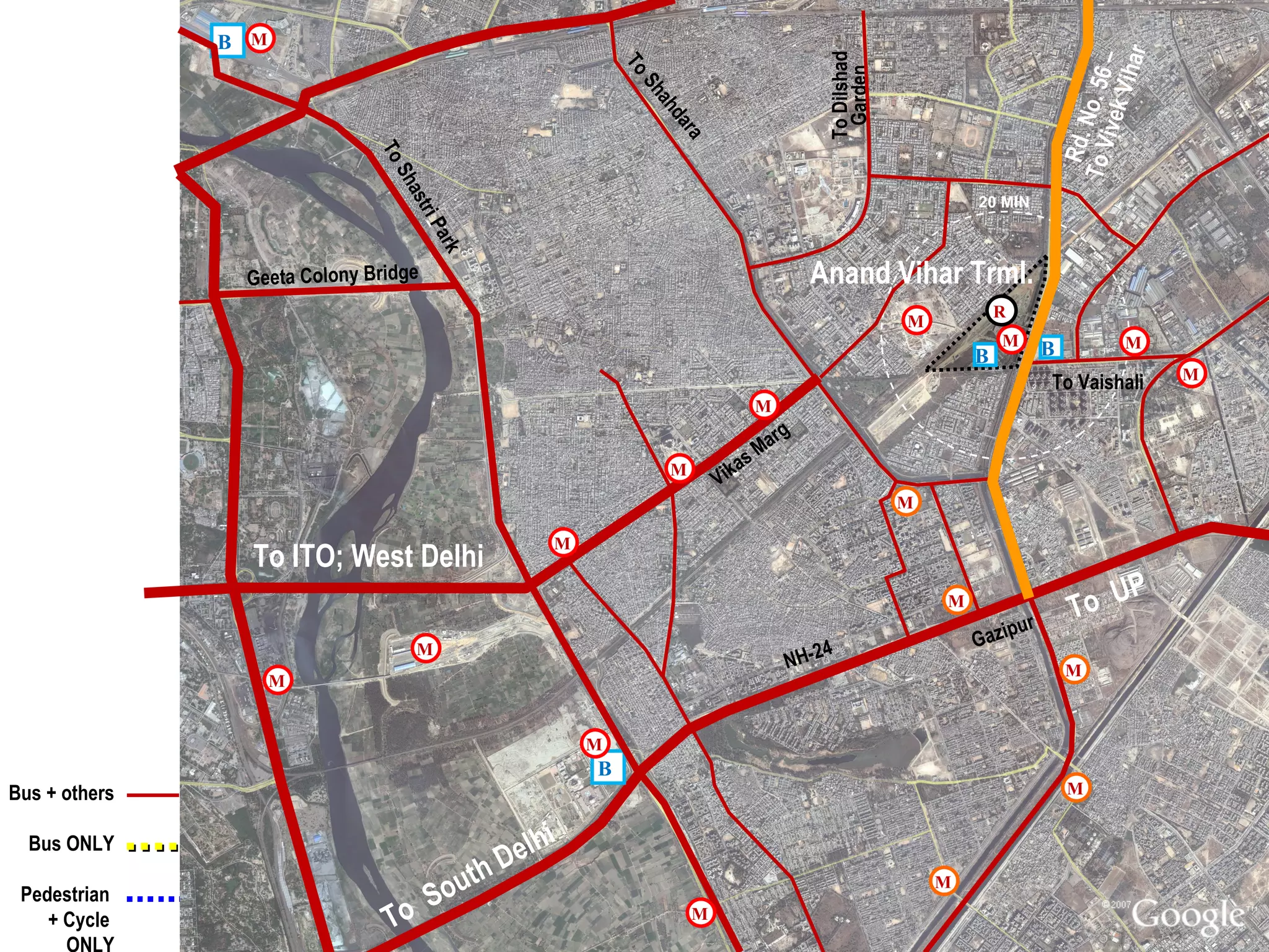 Anand Vihar Integrated Circulation Plan | PPT