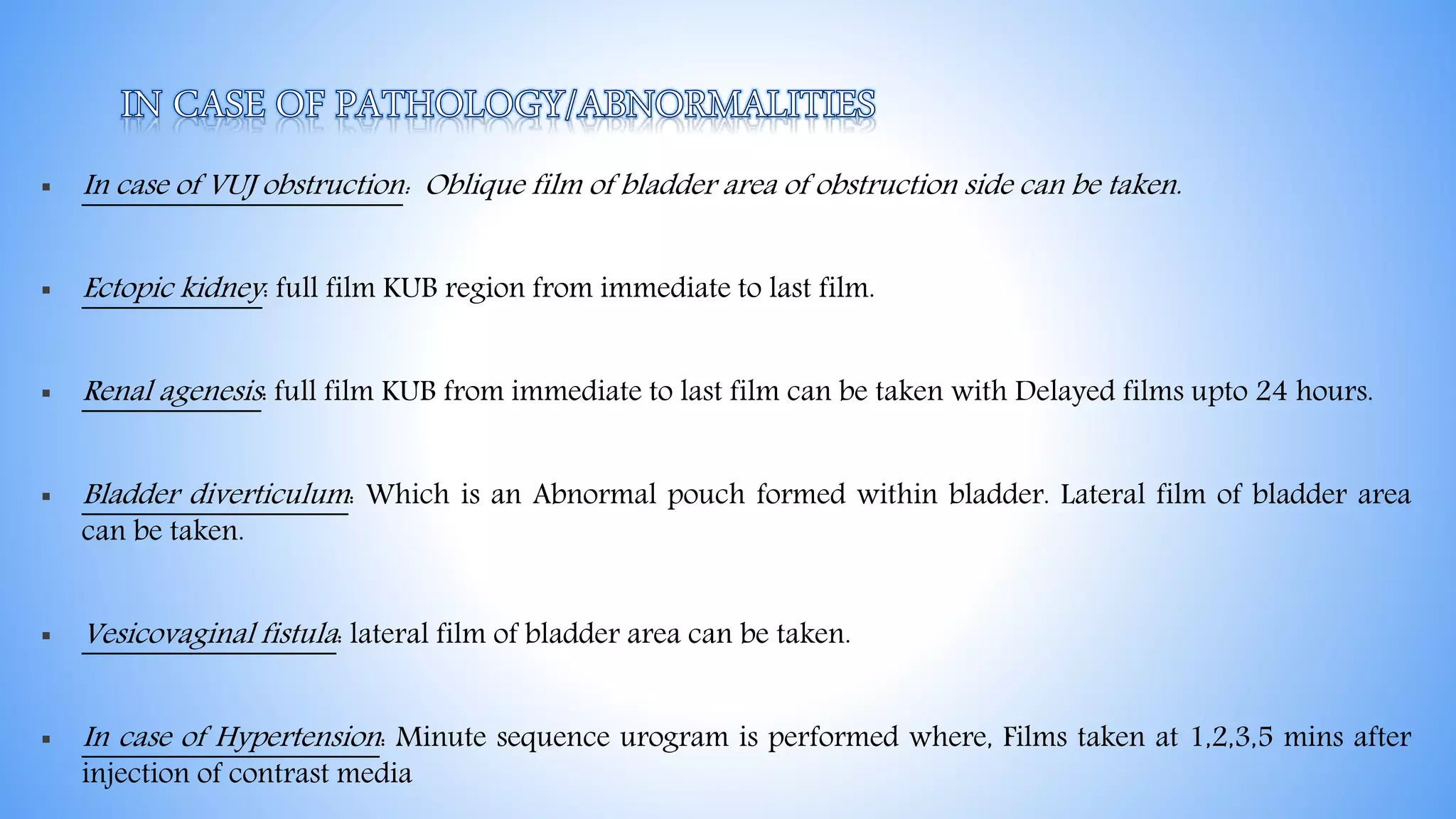 Intravenous urography (IVU)- Avinesh Shrestha | PPTX