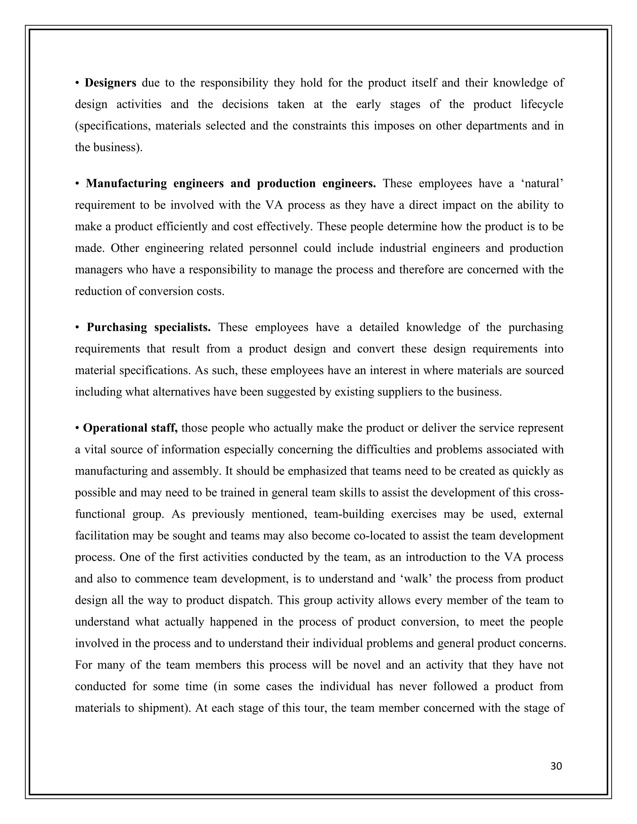 A Study Report on Value Analysis and Value Engineering (VAVE) | PDF