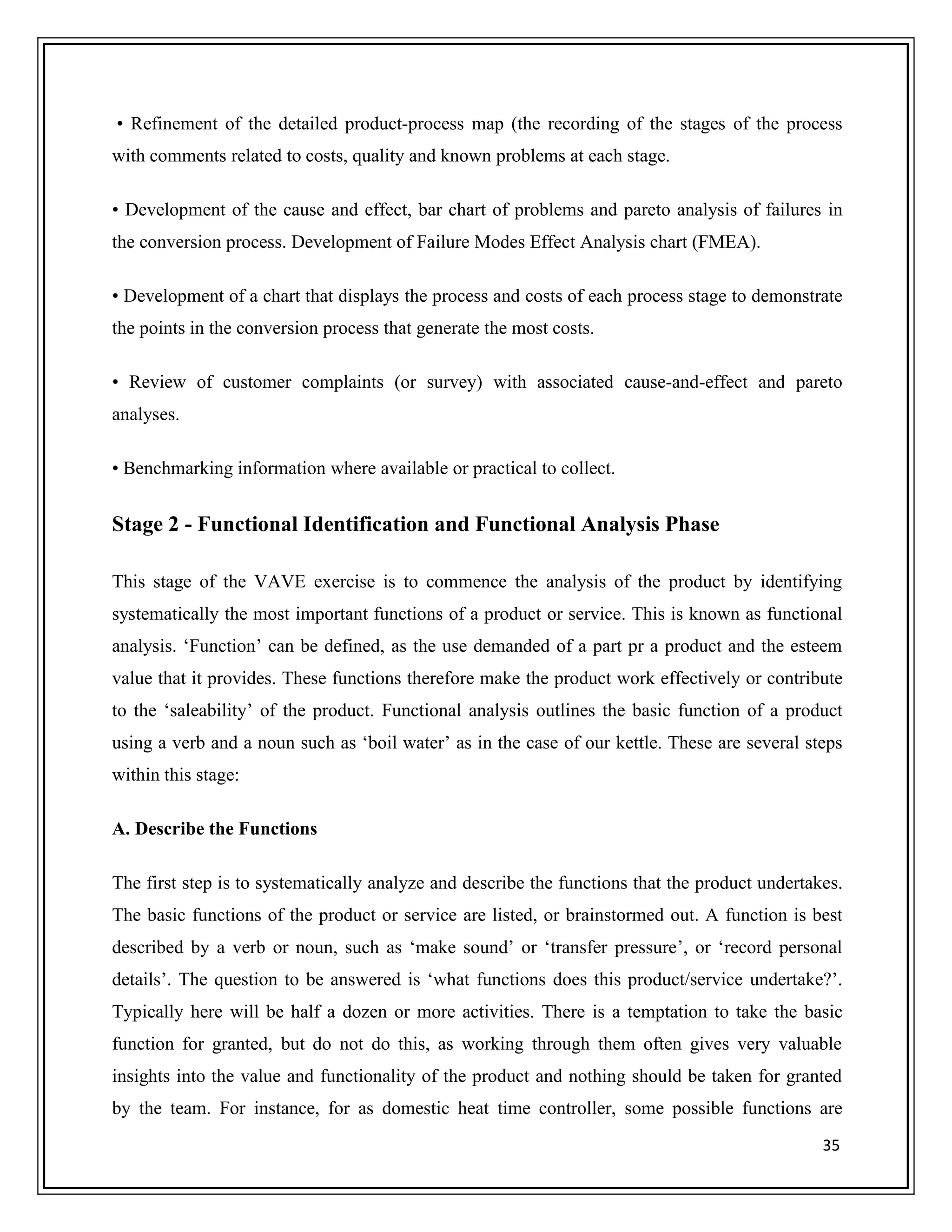 A Study Report on Value Analysis and Value Engineering (VAVE) | PDF ...