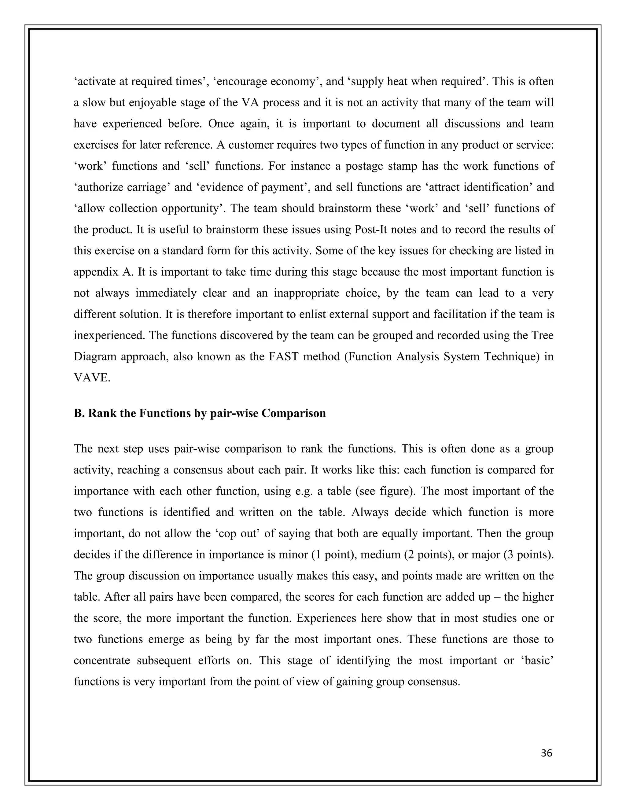 A Study Report on Value Analysis and Value Engineering (VAVE) | PDF | Civil Engineering Industry ...