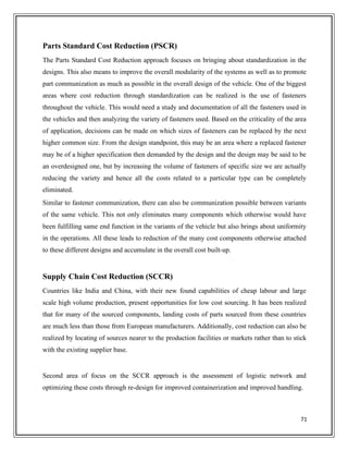 A Study Report on Value Analysis and Value Engineering (VAVE) | PDF