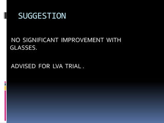 case presentation on retinitis pigmentosa (low vision aid) | PPT