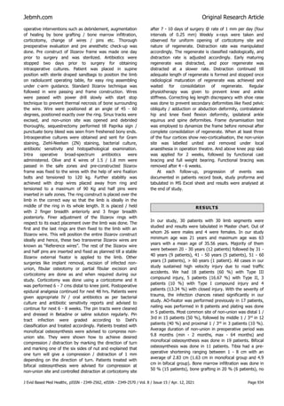 Avinash ilizarov paper | PDF | Death, Injury, or Military Conflict | Sensitive Topics