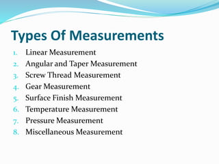 Measurement and Metrology | PPTX