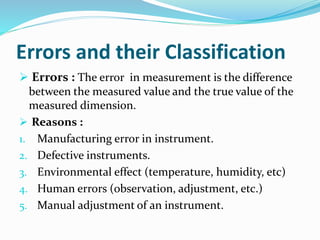 Measurement and Metrology | PPTX