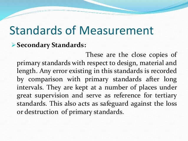 Measurement and Metrology