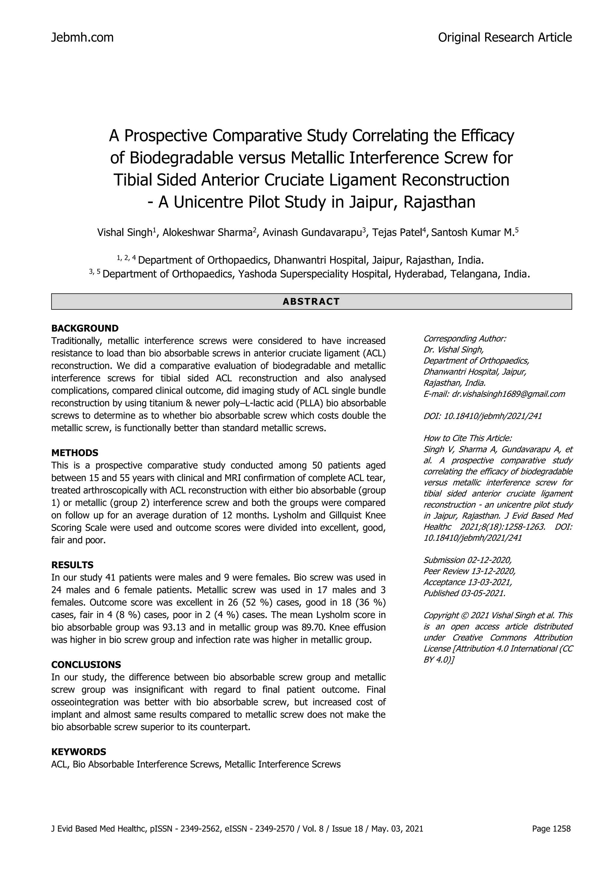 Avinash bioscrew | PDF