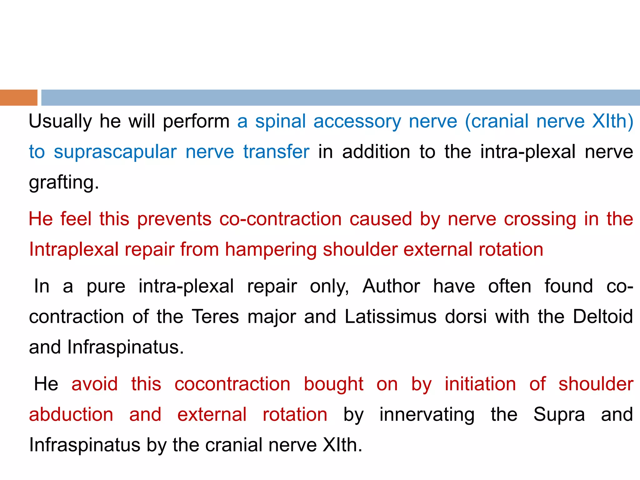 Birth Brachial Plexus Palsy. & Split Weld Technique for Nerve Repair | PPTX