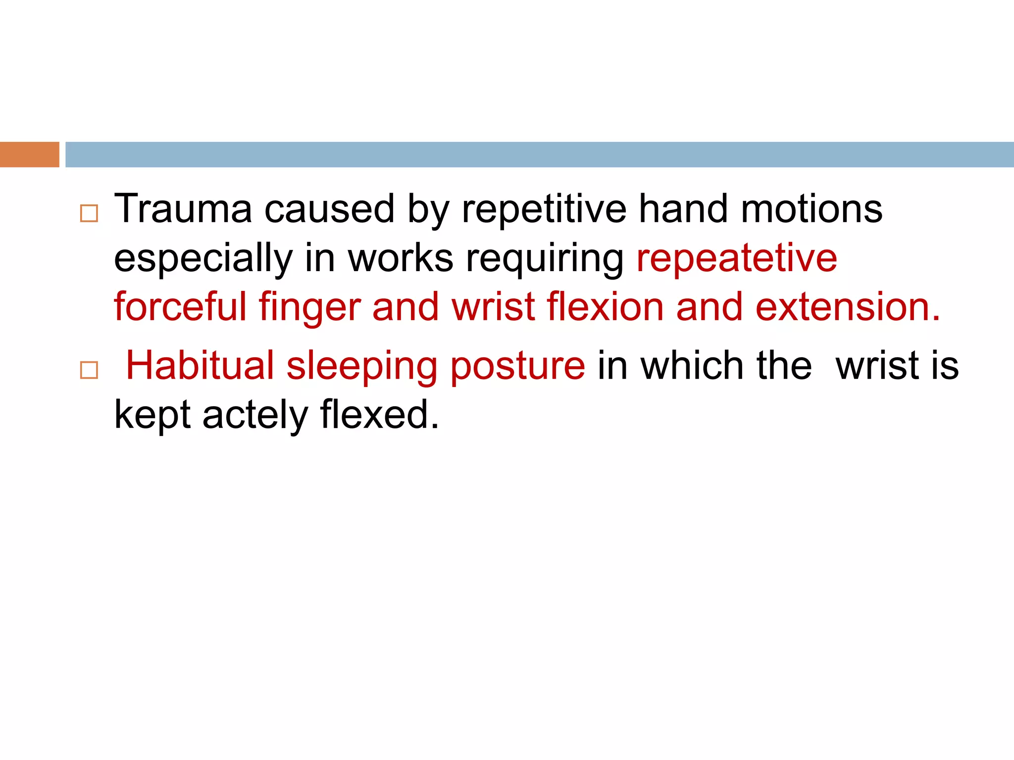 carpal tunnel syndrome - hand surgery | PPT