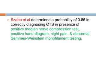 carpal tunnel syndrome - hand surgery | PPT