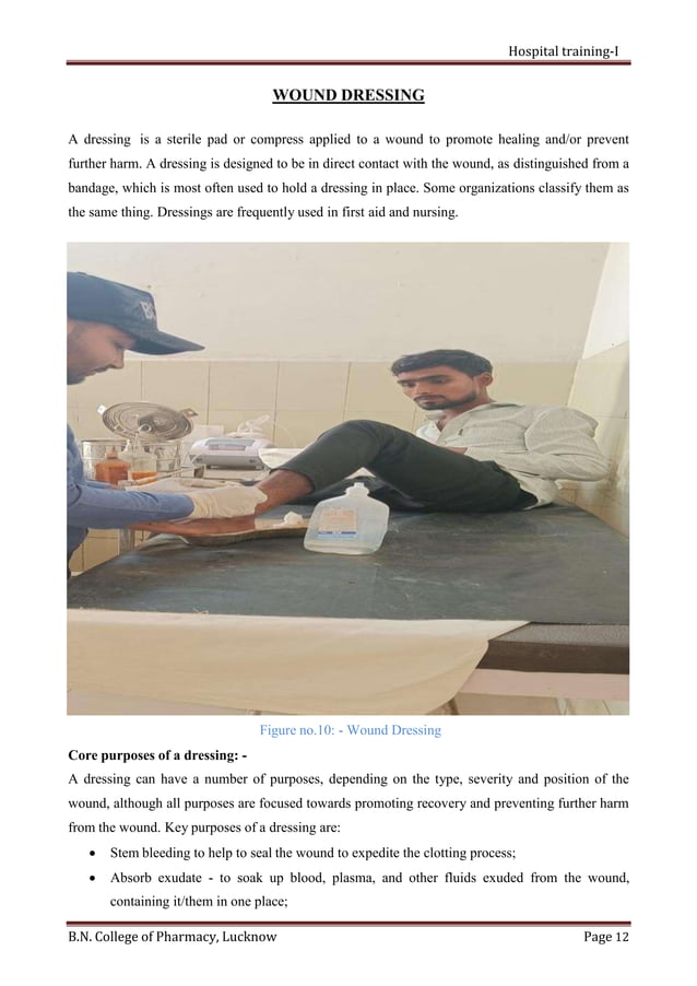 Hospital Training Report- AKTU Hospital Training Report | DOCX