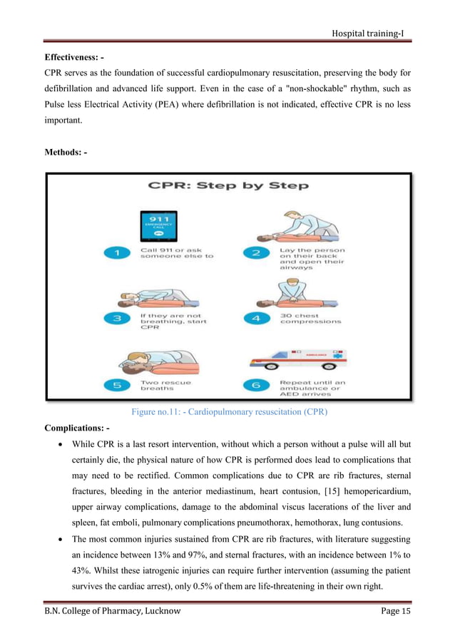 Hospital Training Report- AKTU Hospital Training Report | DOCX