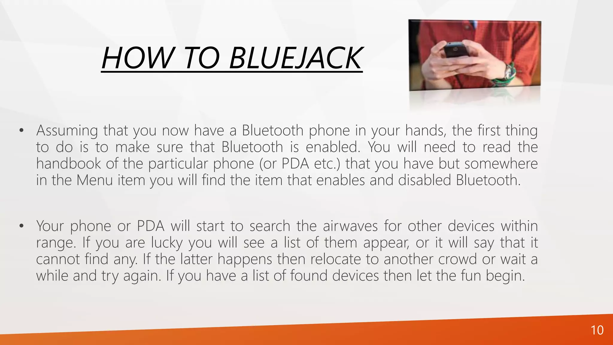 BLUEJACKING | PPTX