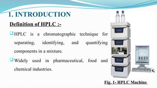 Avinash Singh HPLC information and techniques | PPTX
