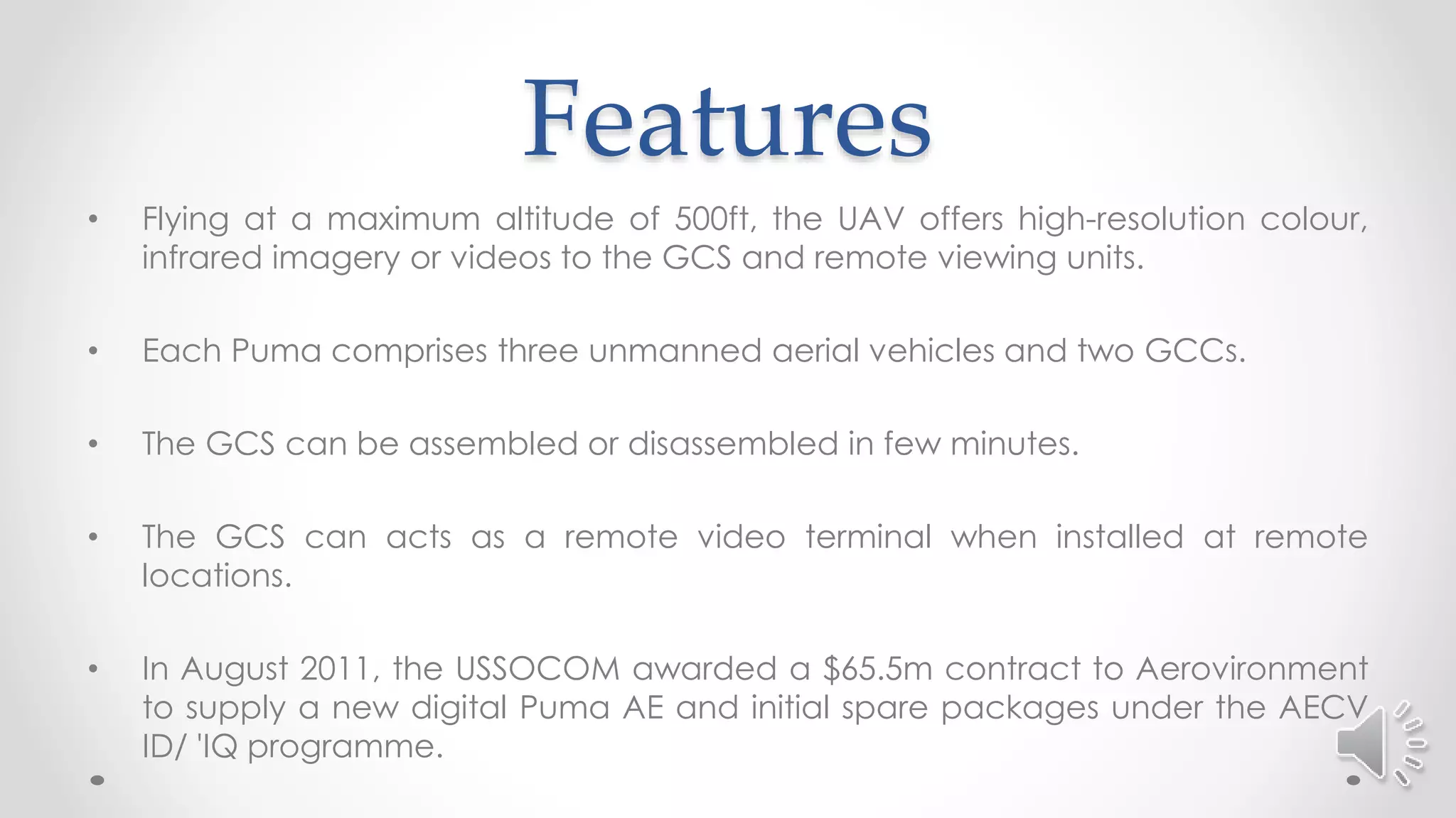Avinc puma ae, usa unmanned aerial vehicle(uav) | PPT | Free Download