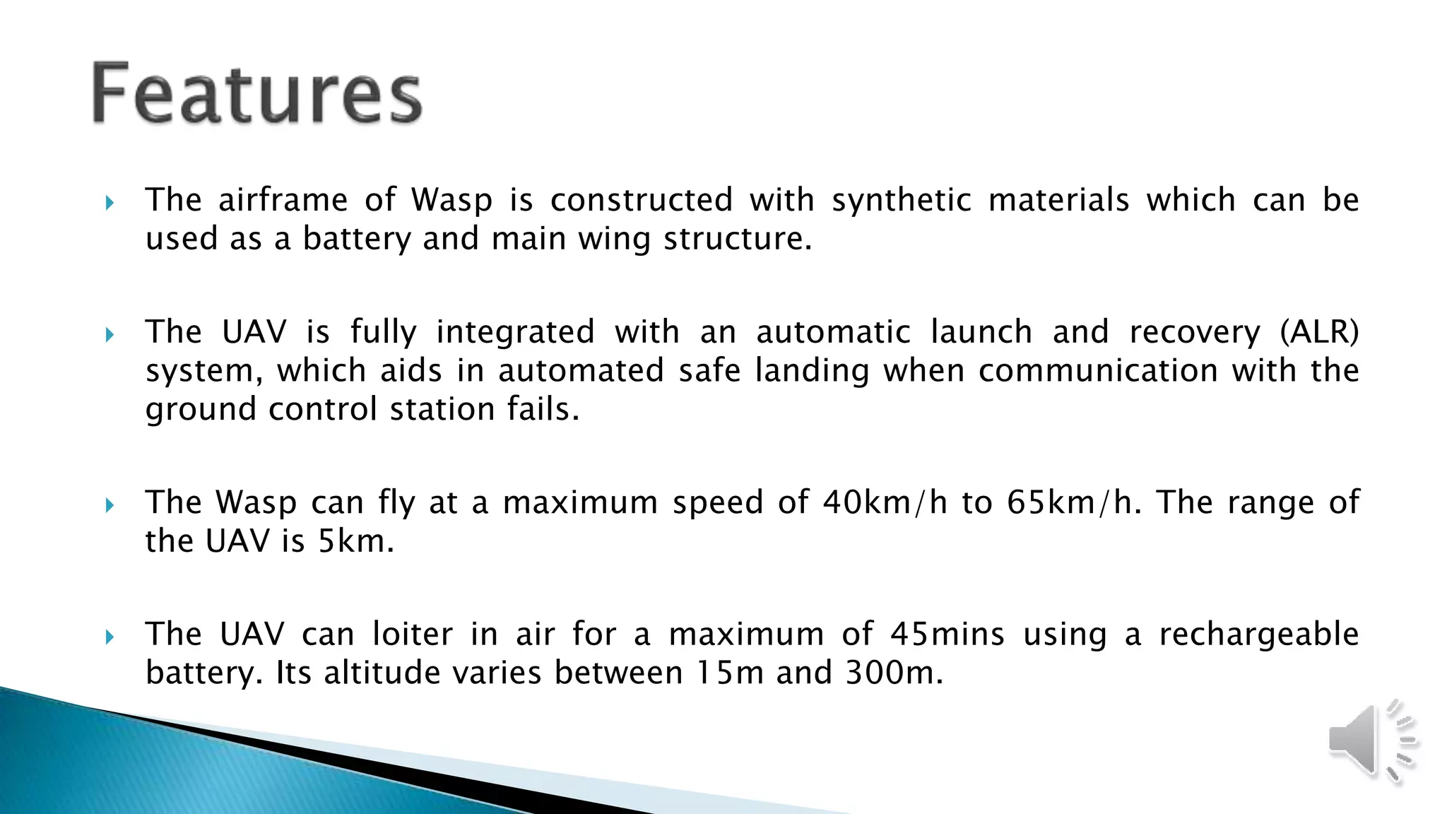 Avinc wasp,usa unmanned armed vehicle(uav) | PPTX