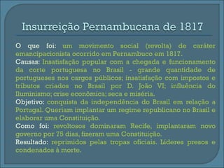 A vinda da familia real e a independência do brasil | PPT