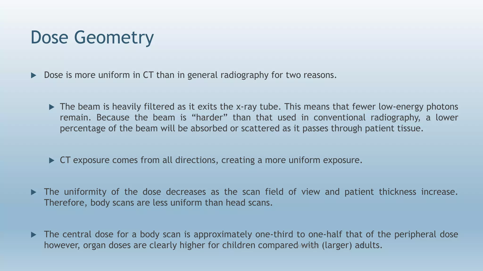 CT radiation dose concepts and radiation dose optimization- Avinesh ...