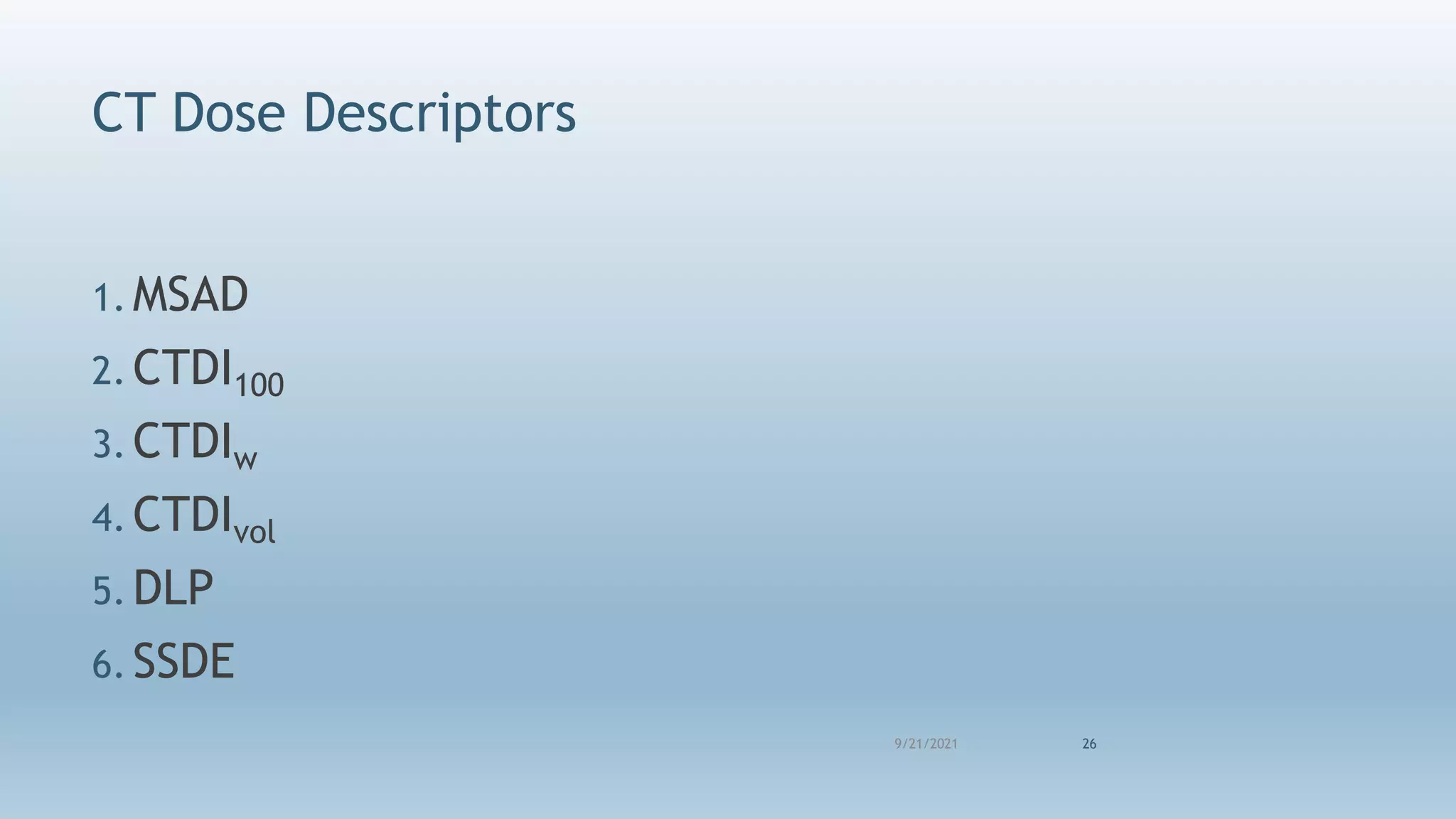 CT radiation dose concepts and radiation dose optimization- Avinesh ...