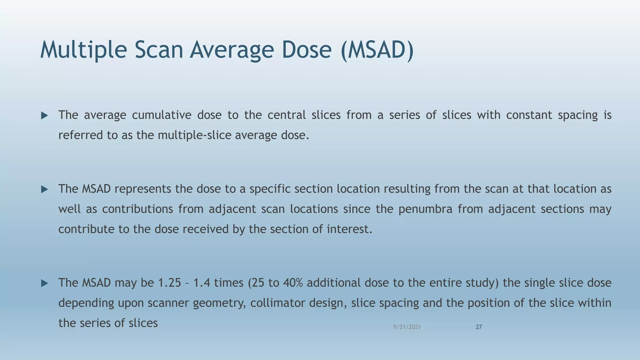 CT radiation dose concepts and radiation dose optimization- Avinesh ...