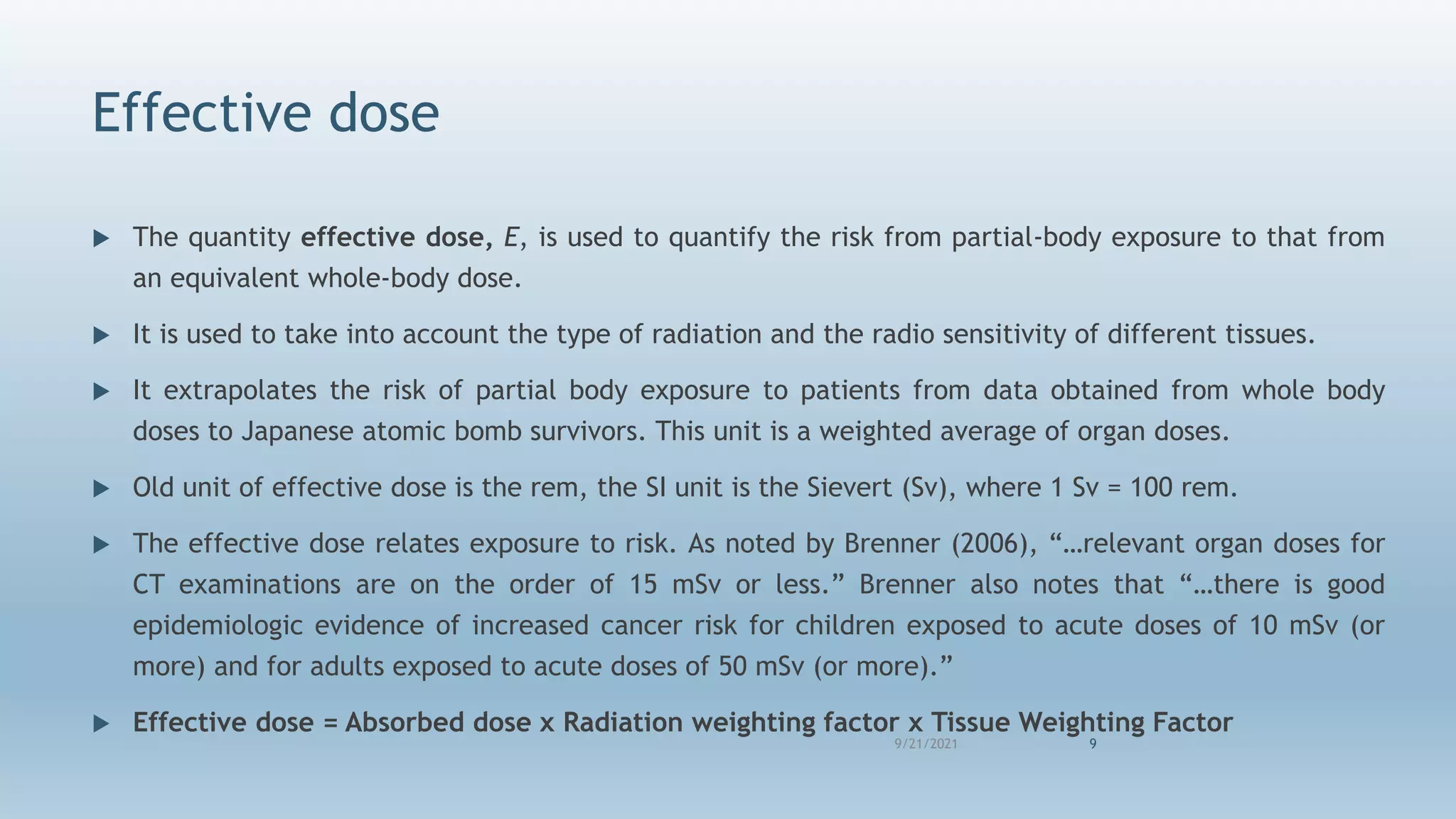 CT radiation dose concepts and radiation dose optimization- Avinesh ...