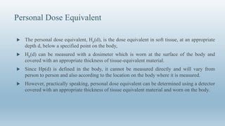 Radiation Dose Units and Dose Limits- Avinesh Shrestha | PDF