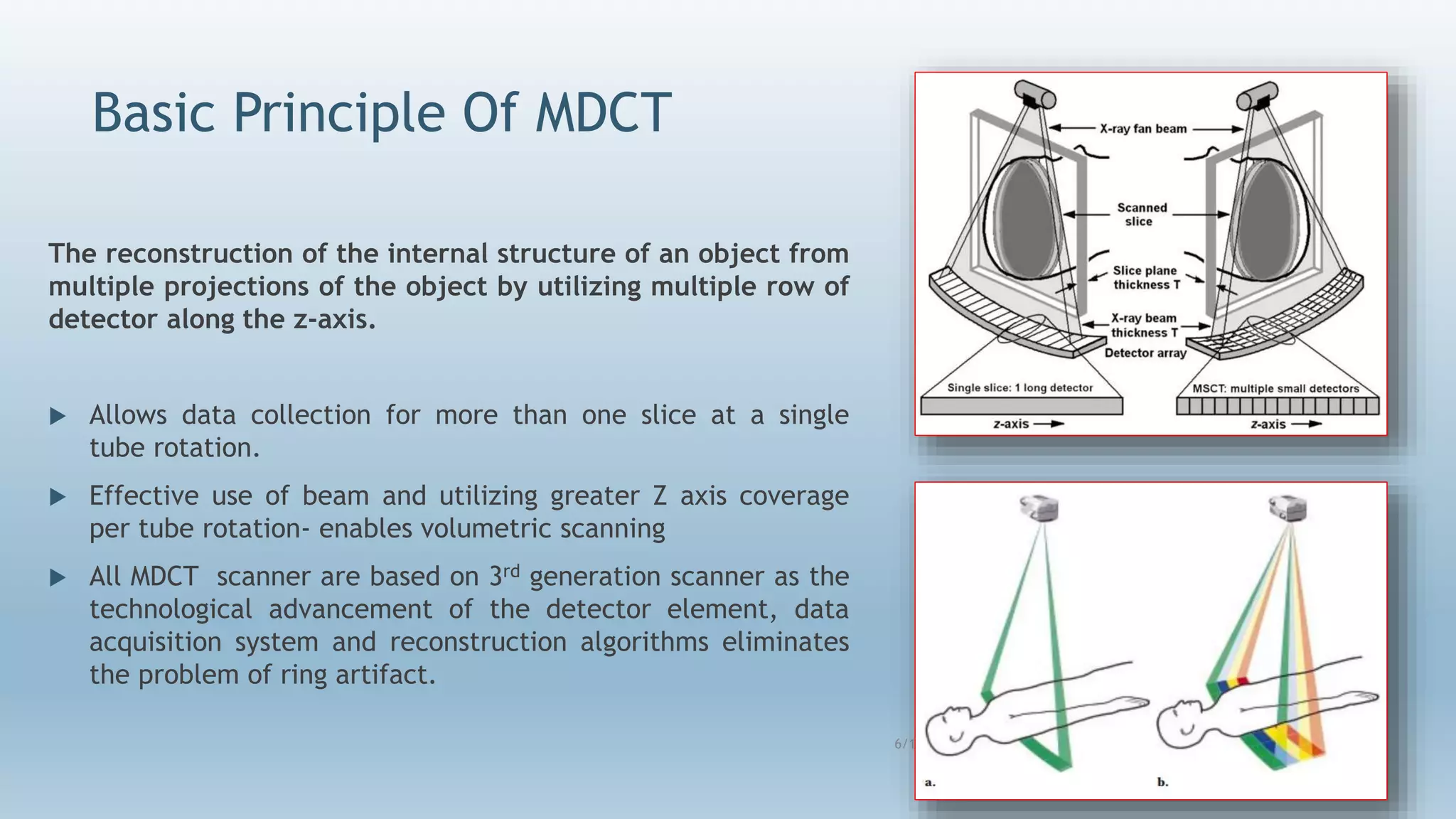 MDCT Principles and Applications- Avinesh Shrestha | PPTX