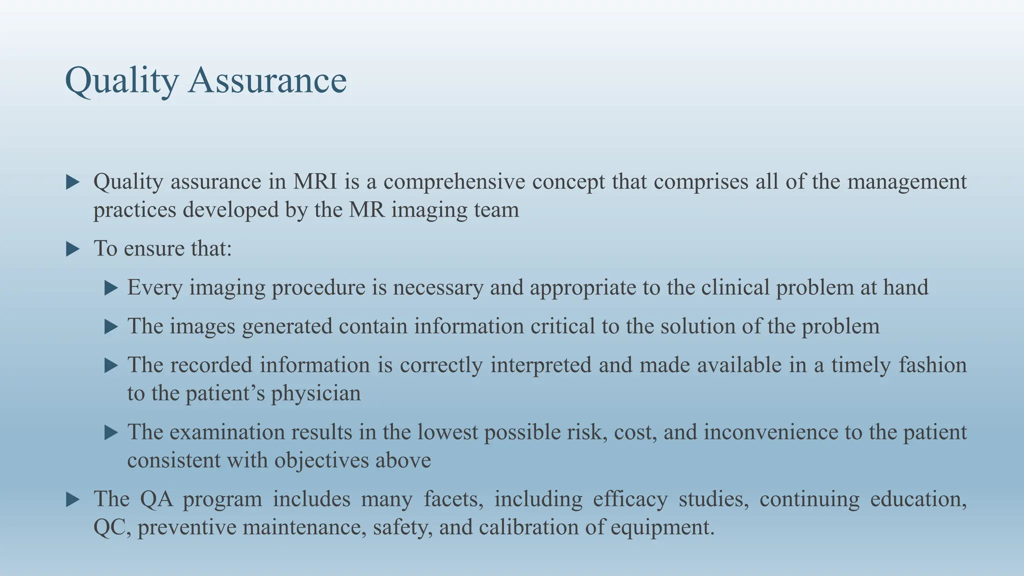 Quality Control in MRI- Avinesh Shrestha | PDF