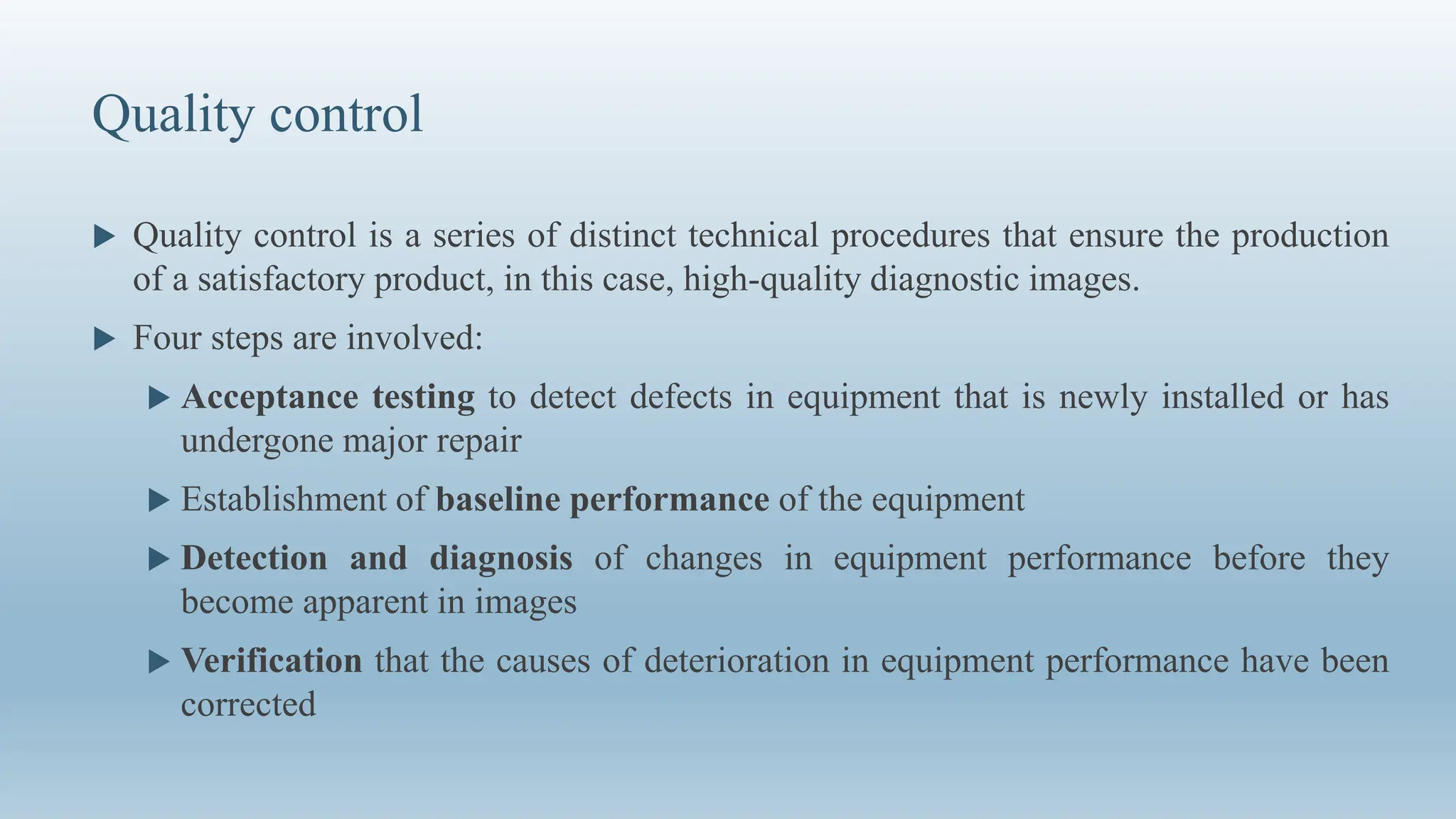 Quality Control in MRI- Avinesh Shrestha | PDF