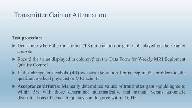 Quality Control in MRI- Avinesh Shrestha | PDF