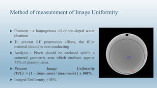 Quality Control in MRI- Avinesh Shrestha | PDF