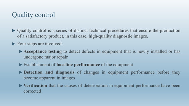Quality Control in MRI- Avinesh Shrestha | PDF
