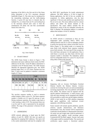 Avionic netorking | PDF | Computer Networking | Computing