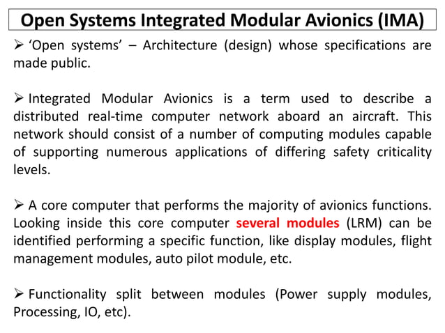 avionics-architectures1.ppt | Operating Systems | Computer Software and ...