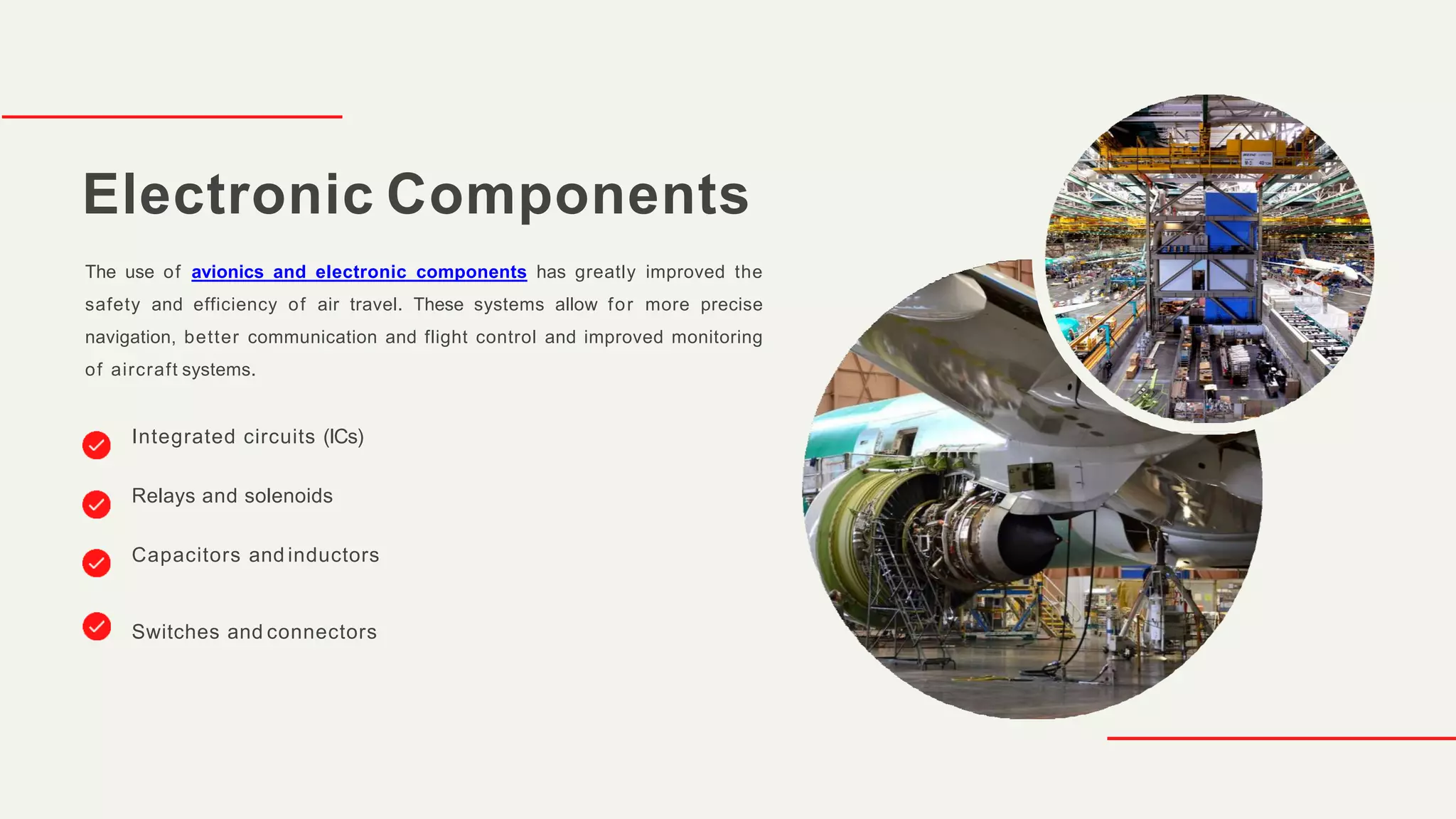 Avionics And Electronic Components and Fixed Wing Aircraft Parts.pptx