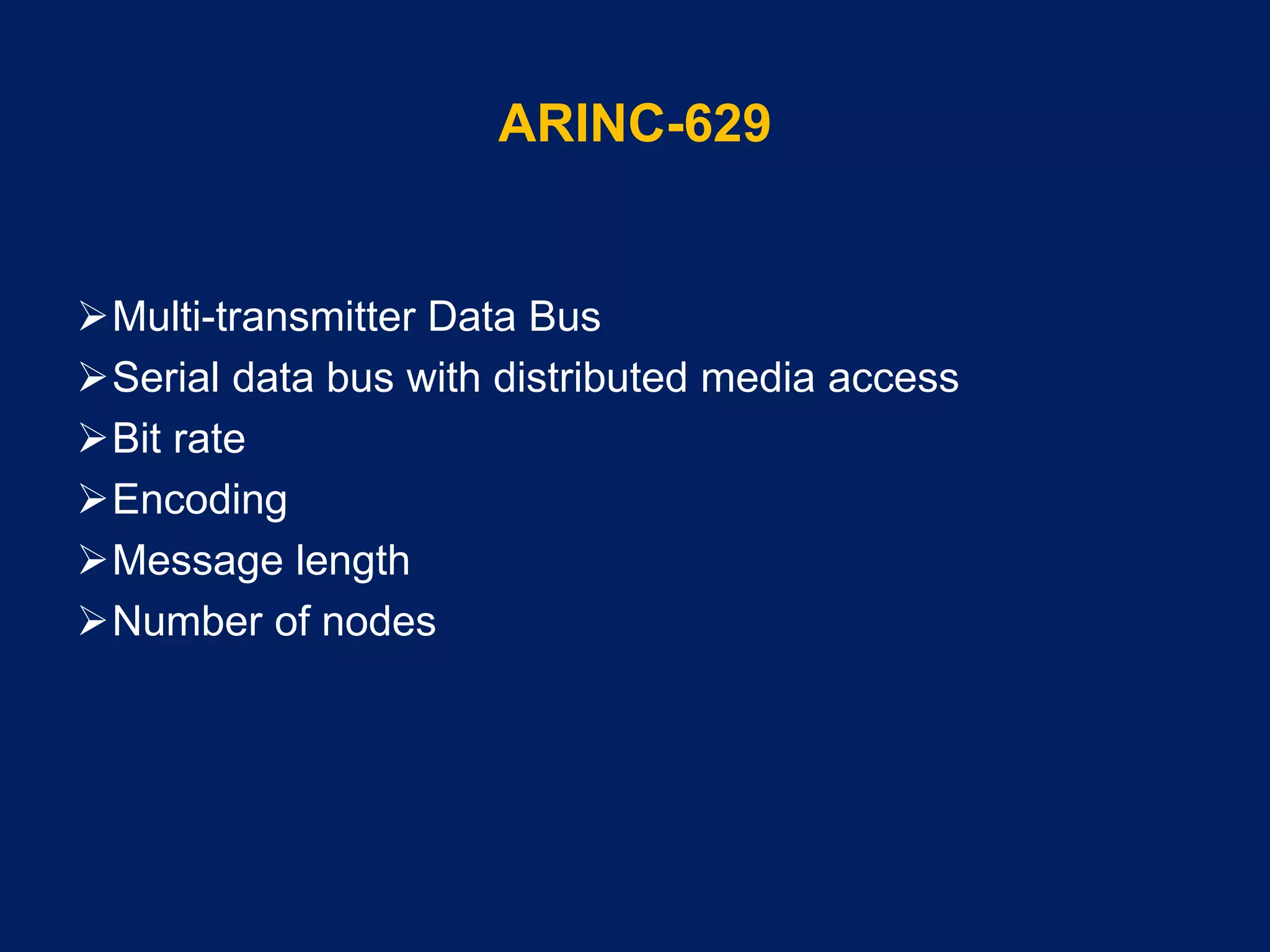 Avionics buses | PPTX