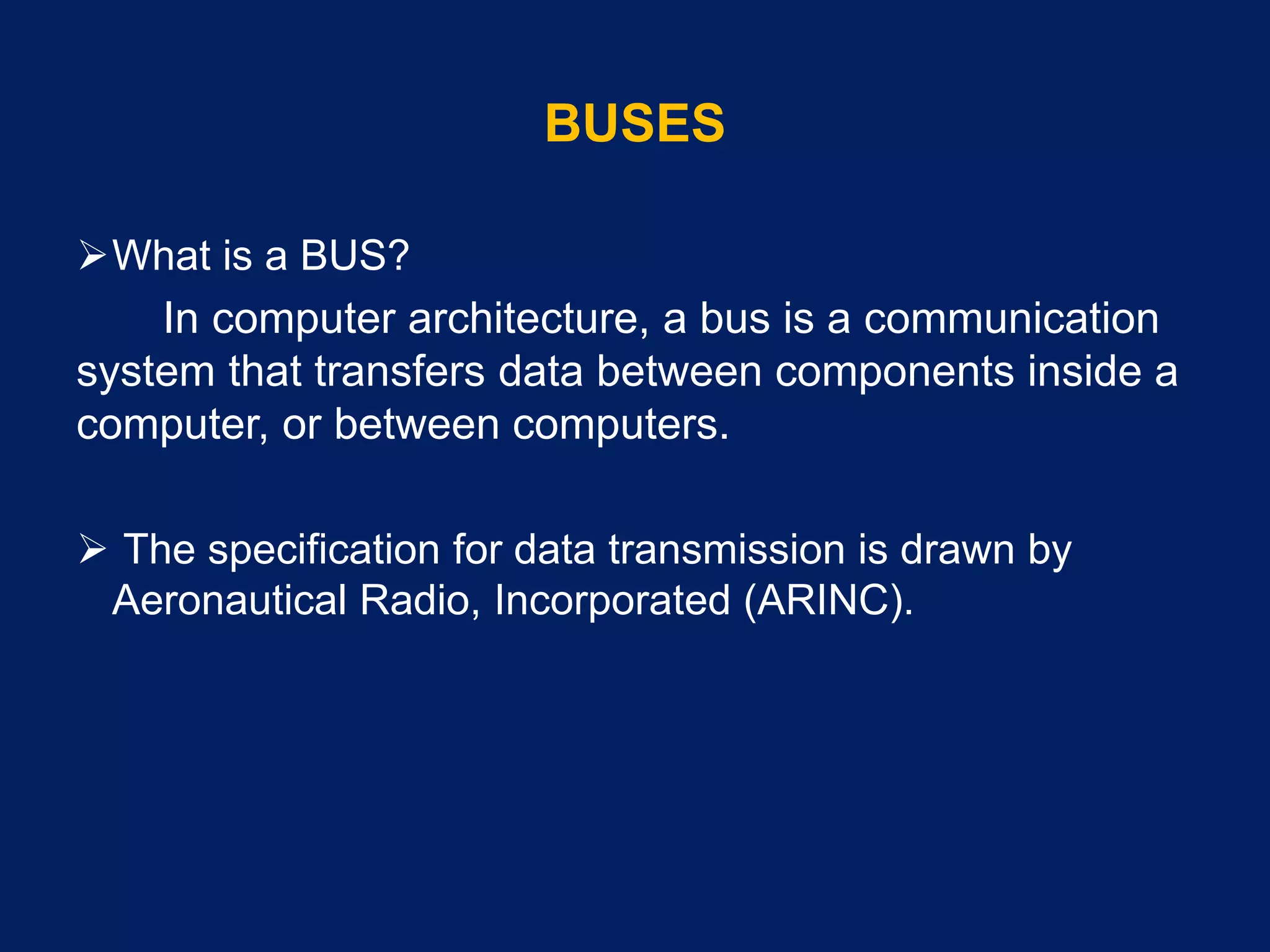 Avionics buses | PPTX