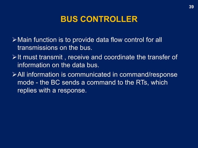 Avionics buses | PPTX