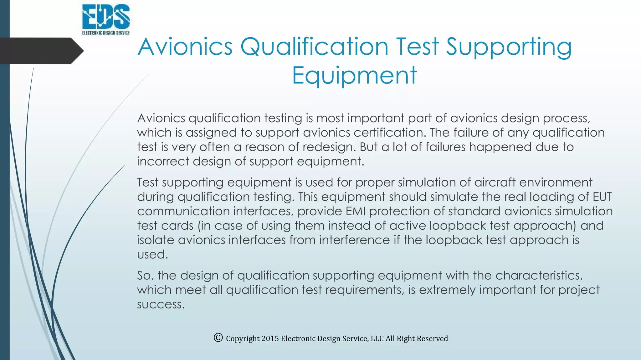 Avionics qualification test cards | PPTX