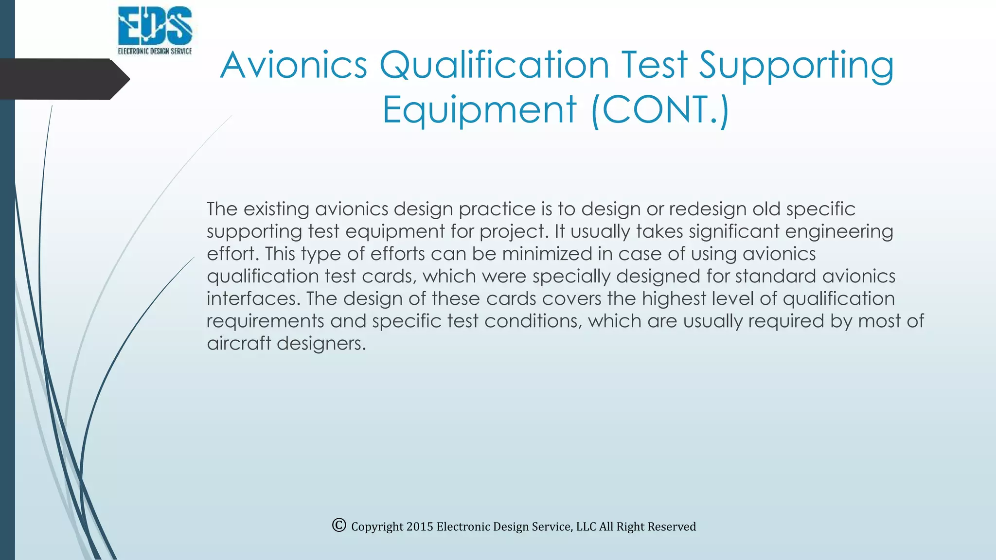 Avionics qualification test cards | PPTX