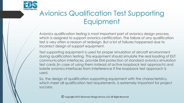 Avionics qualification test cards | PPT