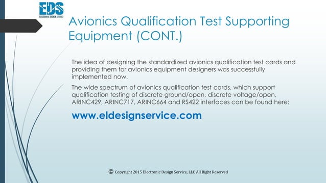 Avionics qualification test cards | PPT