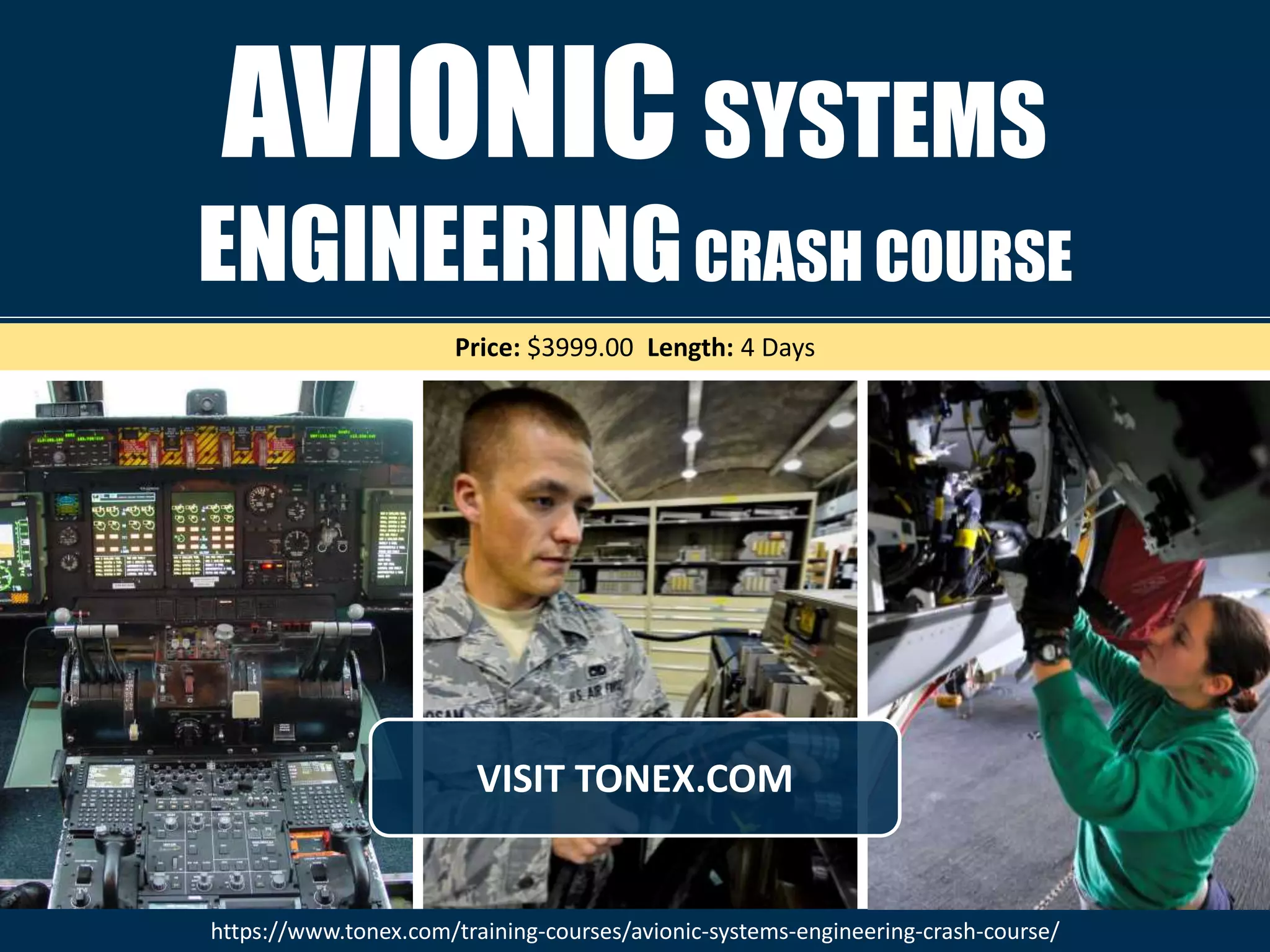 Avionic Systems Engineering Crash Course : Tonex Training | PPTX