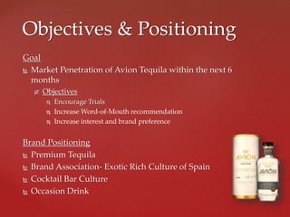 Avion tequila relaunch | PPT